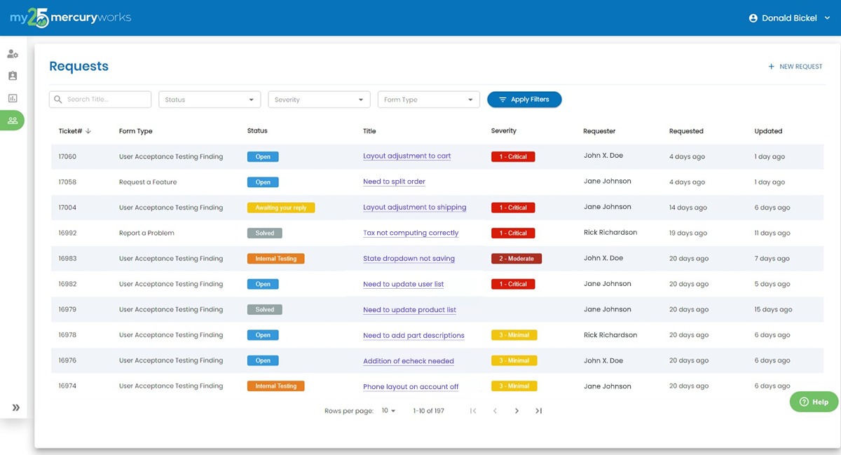 Service Module - MercuryWorks | Custom Application Development